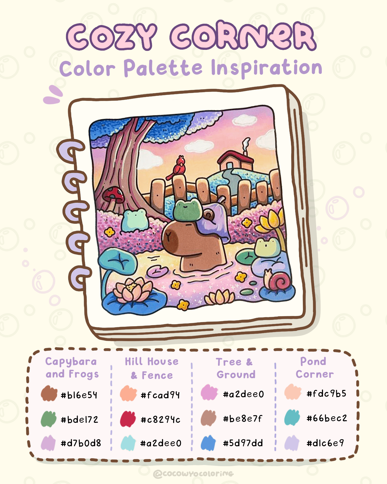 Cozy Corner Color Palette Inspiration (Capybara) - COCO WYO