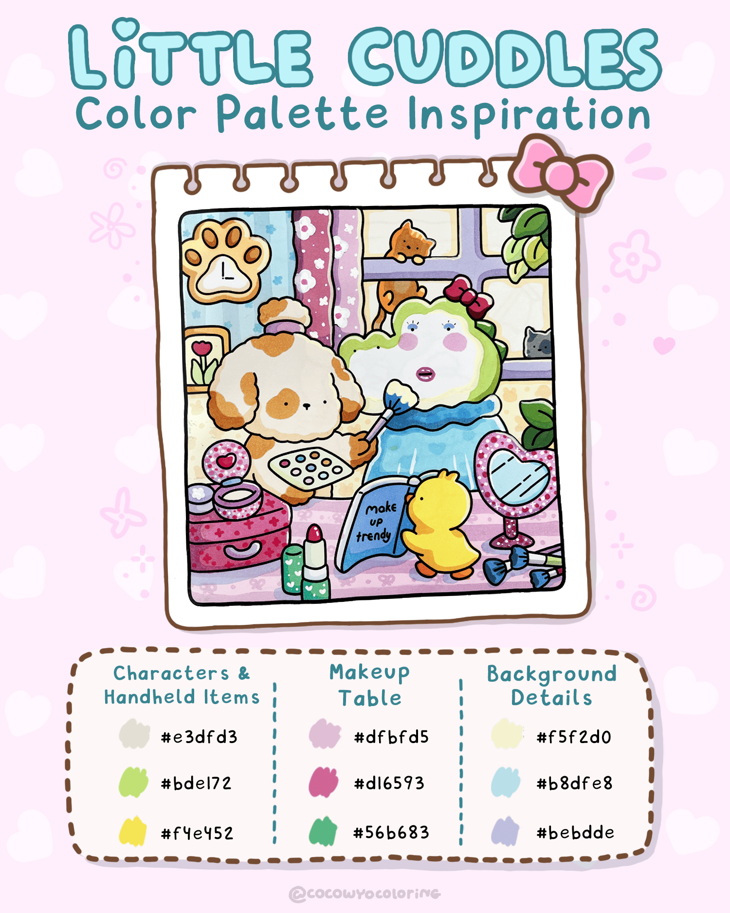 Little Cuddles Color Palette Inspiration (Makeup Trendy) - COCO WYO