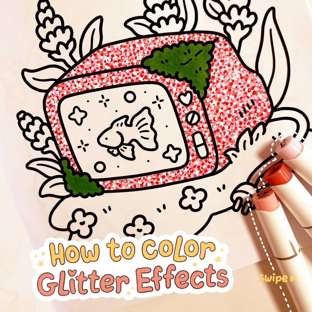 How to color - Glitter Effects - COCO WYO