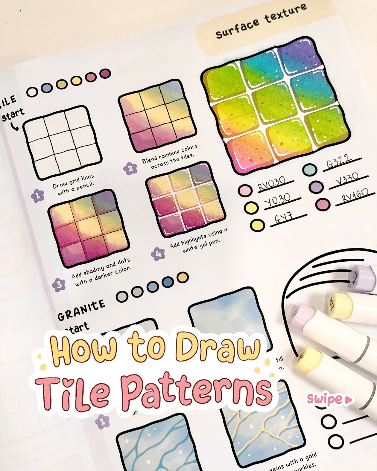 How to draw - Tile Patterns - COCO WYO