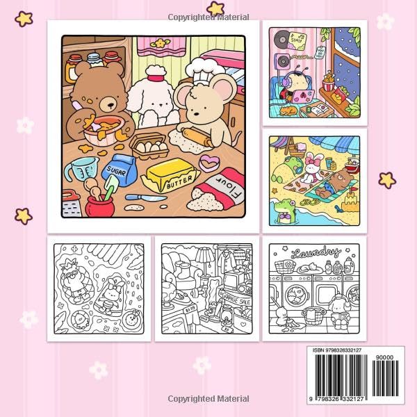 Cozy Friends Coloring Book - COCO WYO