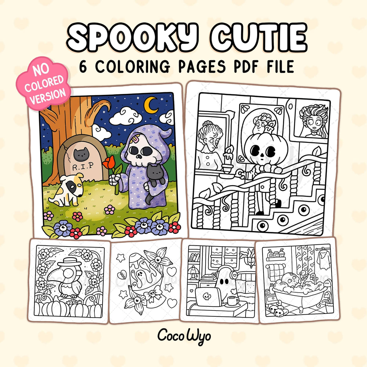 Coco Wyo Spooky Coloring Book - COCO WYO