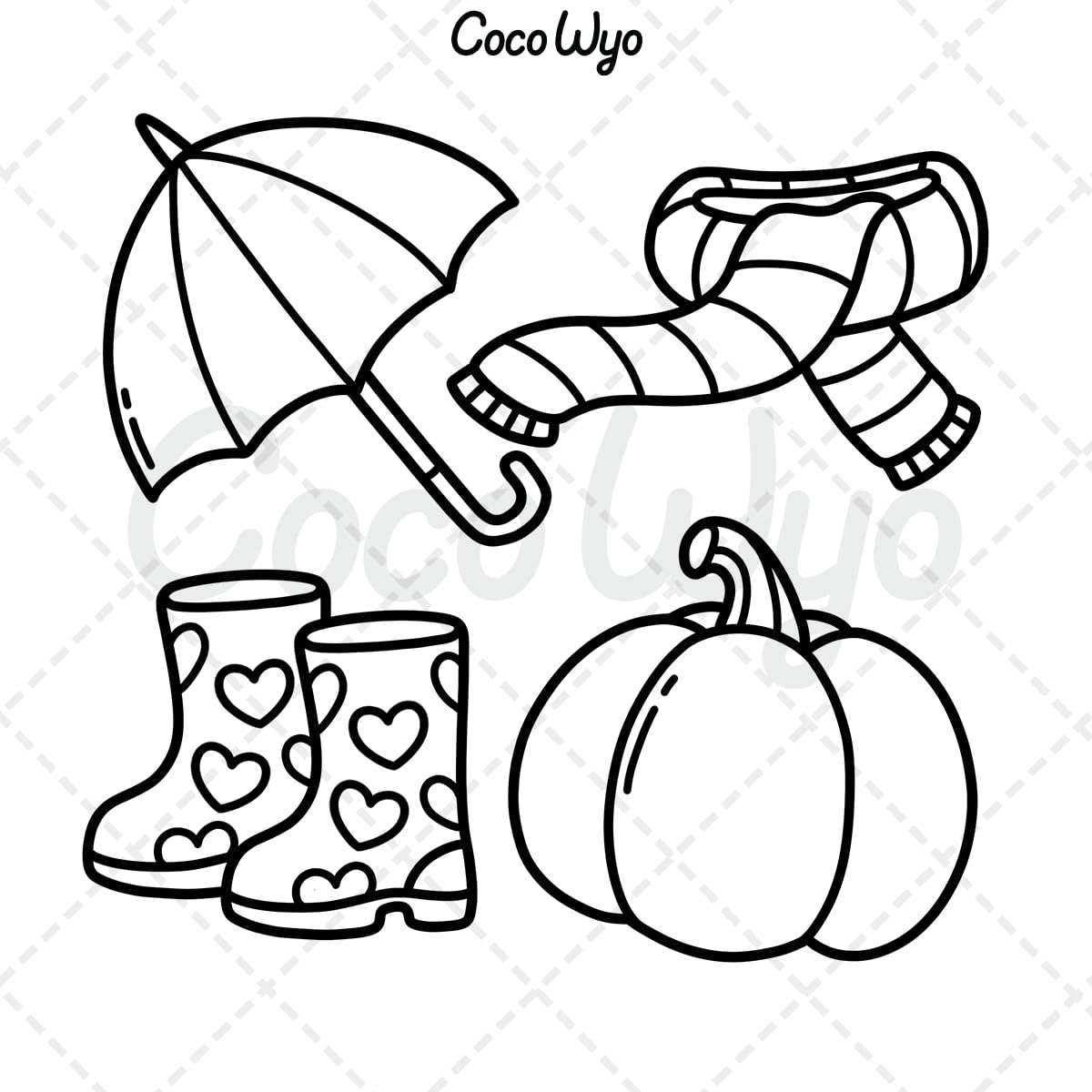 Stress Relief Coloring Book - COCO WYO