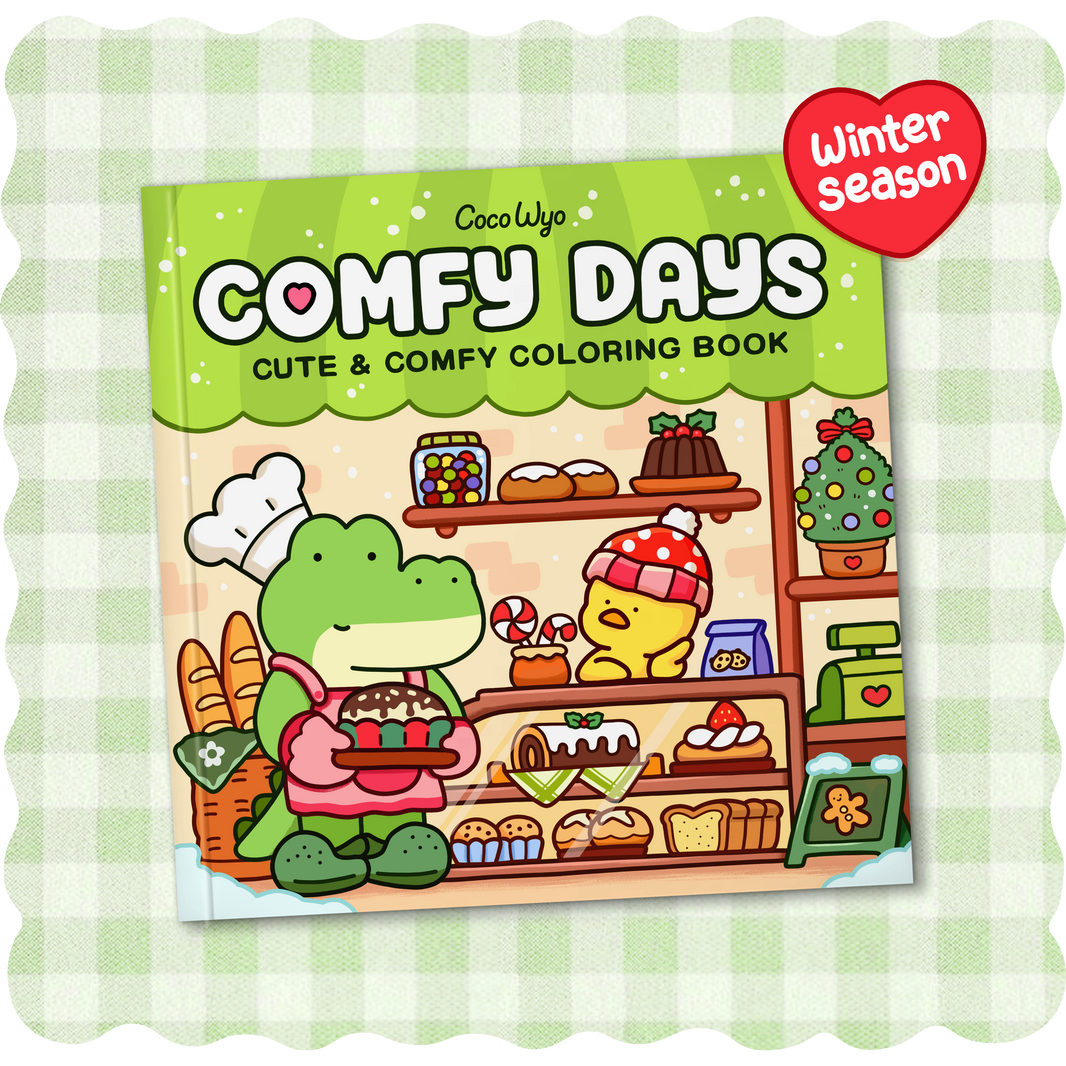 Cute & Comfy Coloring Book - COCO WYO