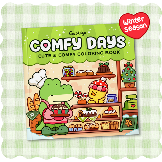 Cute & Comfy Coloring Book - COCO WYO