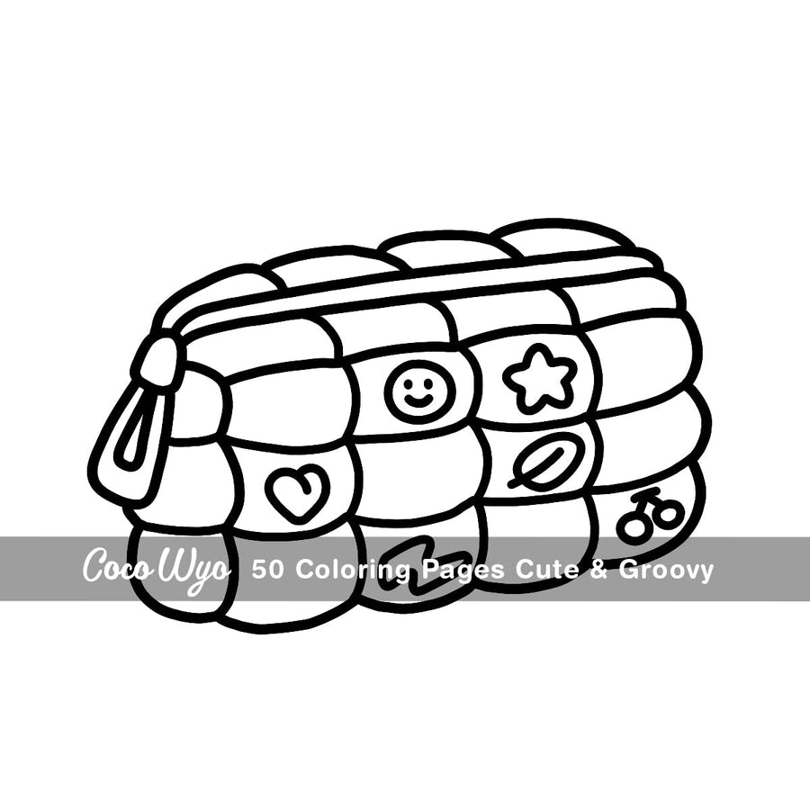 Cute & Groovy Coloring Book - COCO WYO