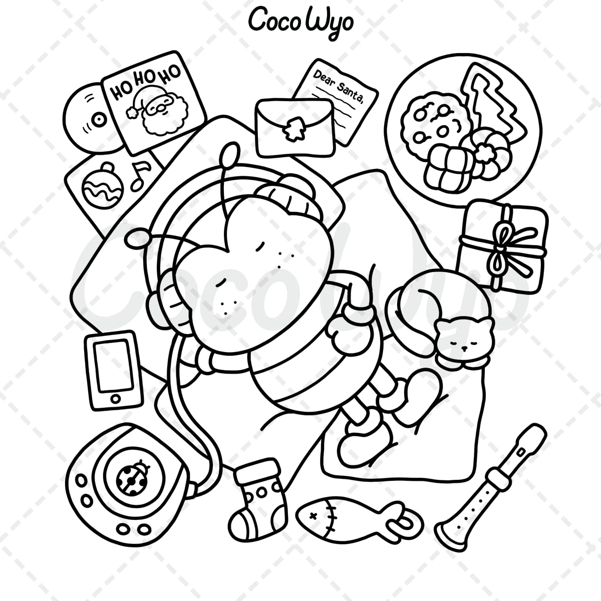 Comfy Days Coloring Book - COCO WYO