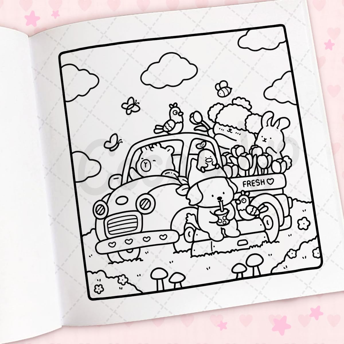 Cozy Cuties Coloring Book - COCO WYO