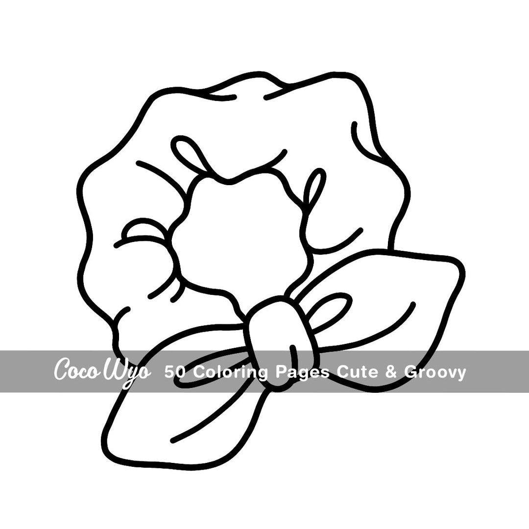 Cute & Groovy Coloring Book - COCO WYO