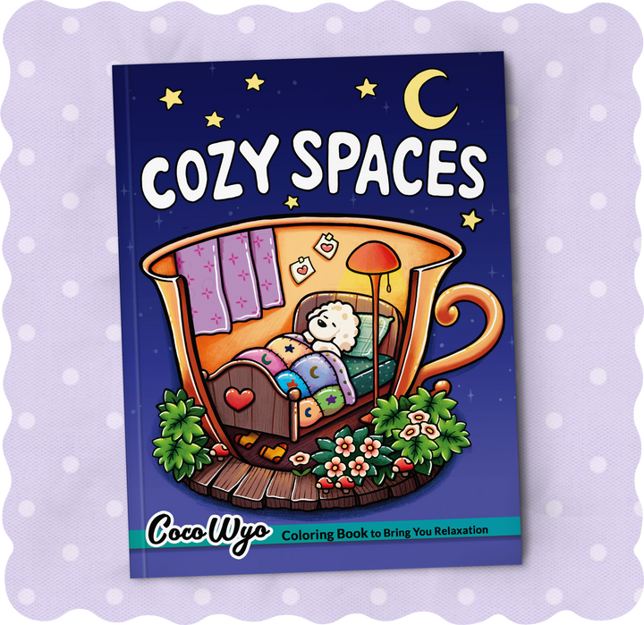 Cute & Comfy Coloring Book - COCO WYO