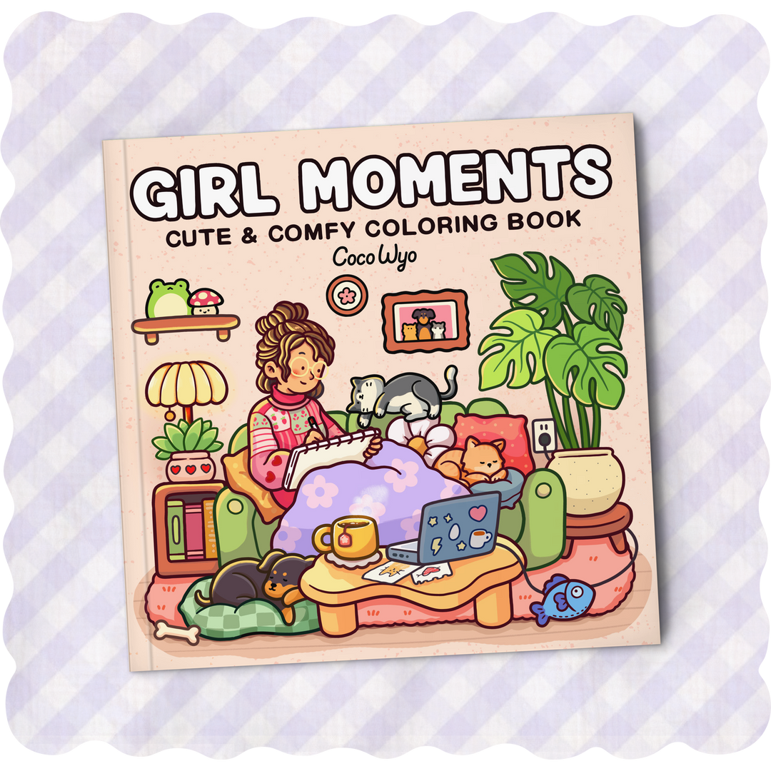 Girl Moments Coloring Book - COCO WYO